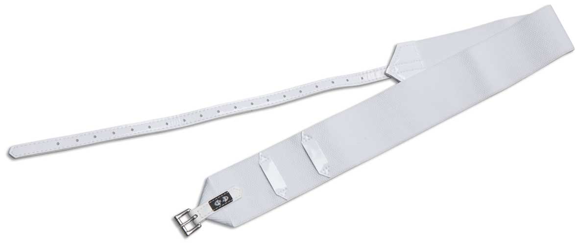 Zilco Europe | Single Elastic Race Surcingle 100cm - White